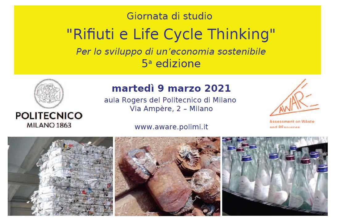 The call for abstract for "Waste and Life Cycle Thinking" is OPEN ...