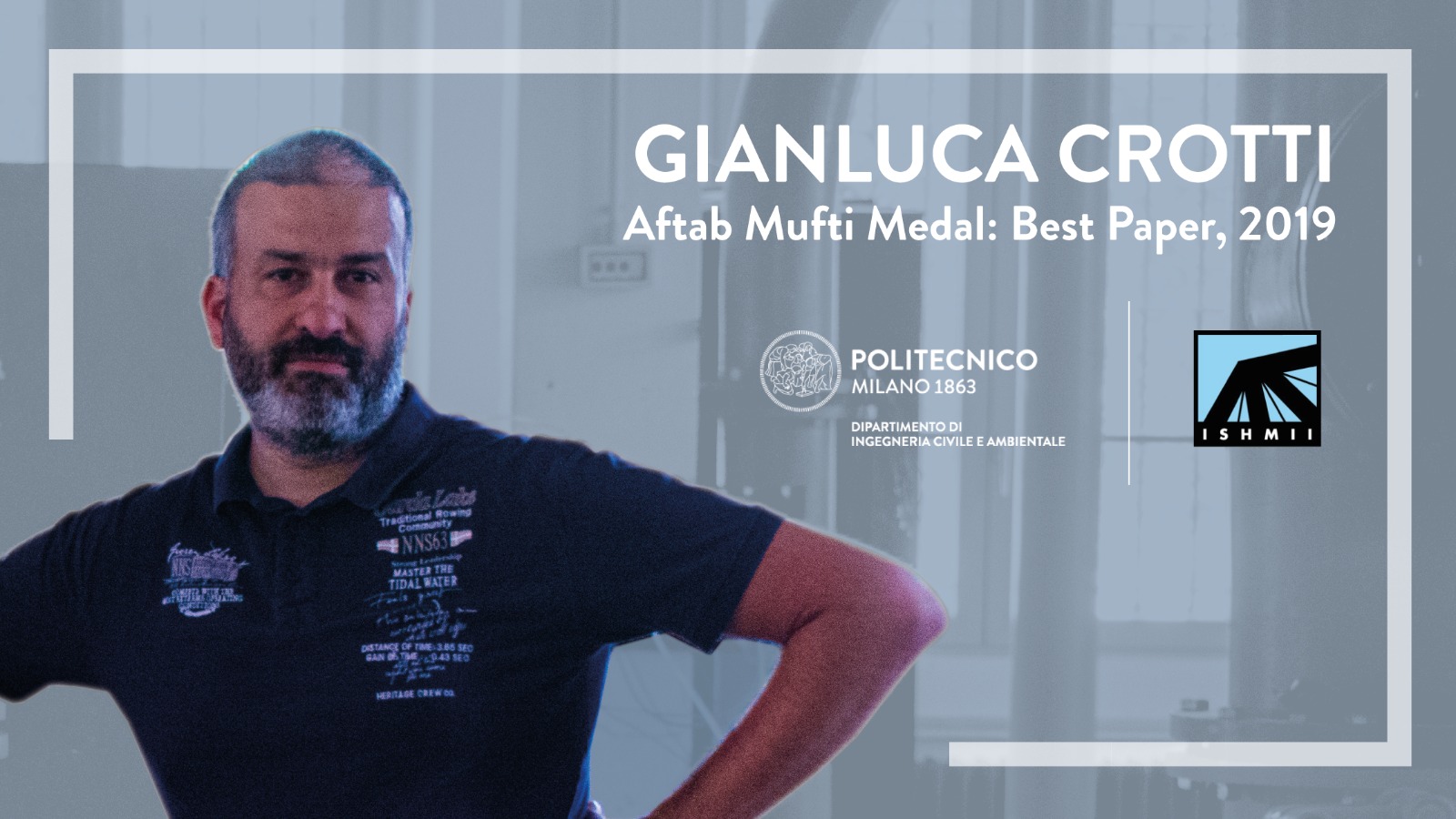 Congratulations to Dr. Gianluca Crotti for the "Aftab Mufti" award as ...