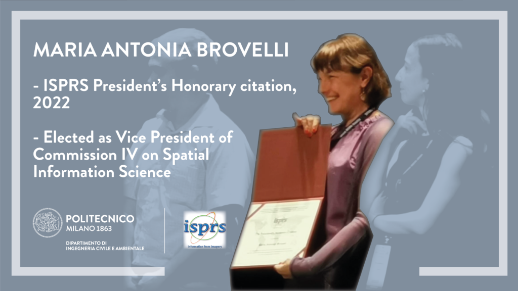 ISPRS - Prof. Maria Antonia Brovelli receives two appointments - DICA ...