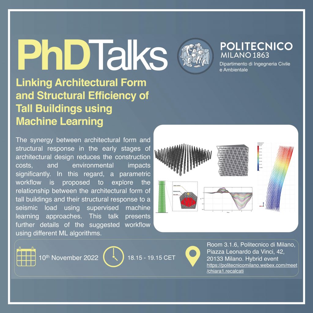PhDTalks | Linking Architectural Form and Structural Efficiency of Tall Buildings using Machine ...