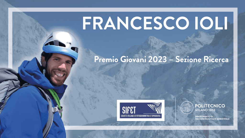 Francesco Ioli first place in the 2023 Youth Award - Research Section ...