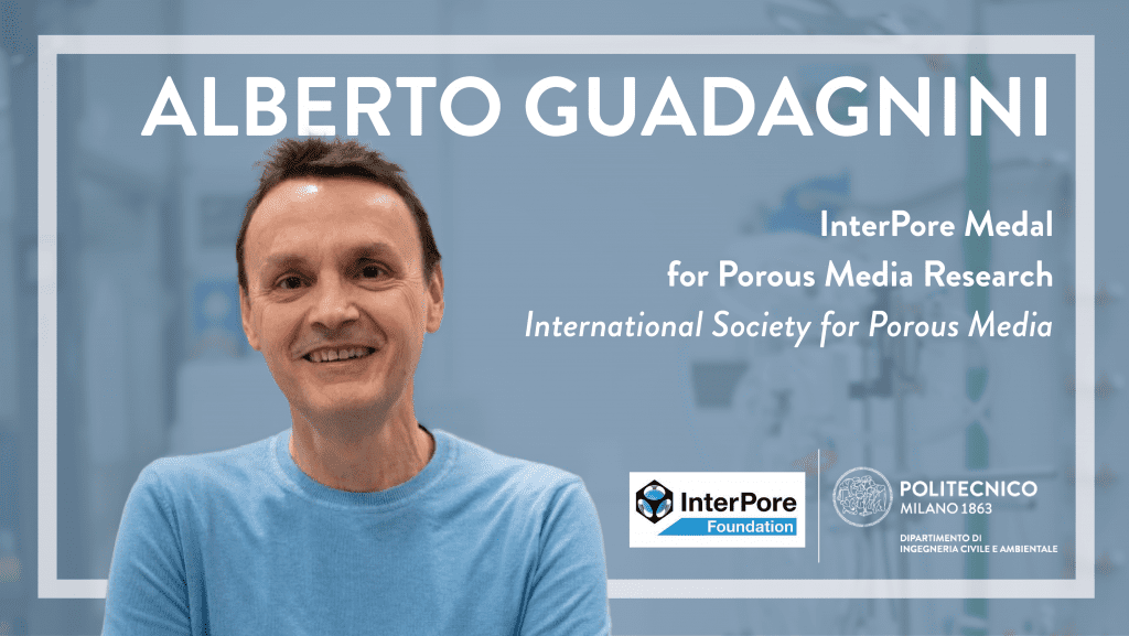 Alberto Guadagnini awarded with InterPore Medal for Porous Media ...