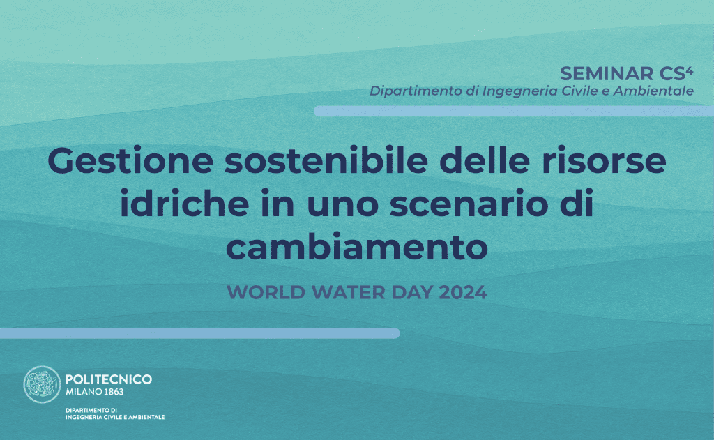Gestione sostenibile delle risorse idriche in uno scenario di ...