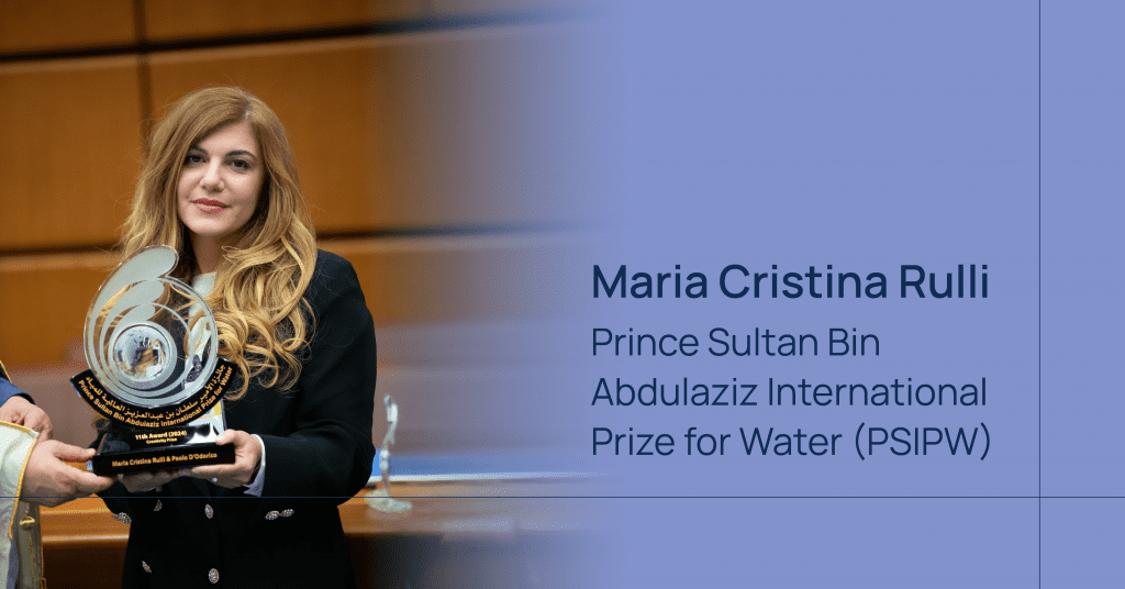 Maria Cristina Rulli receives the 'Prince Sultan Bin Abdulaziz ...