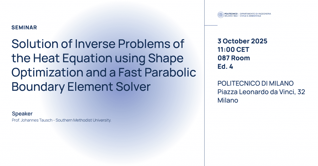 Solution of Inverse Problems of the Heat Equation using Shape Optimization and a Fast Parabolic ...